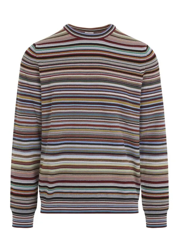 Paul Smith Crew-neck Knitted Pullover - Multi-color