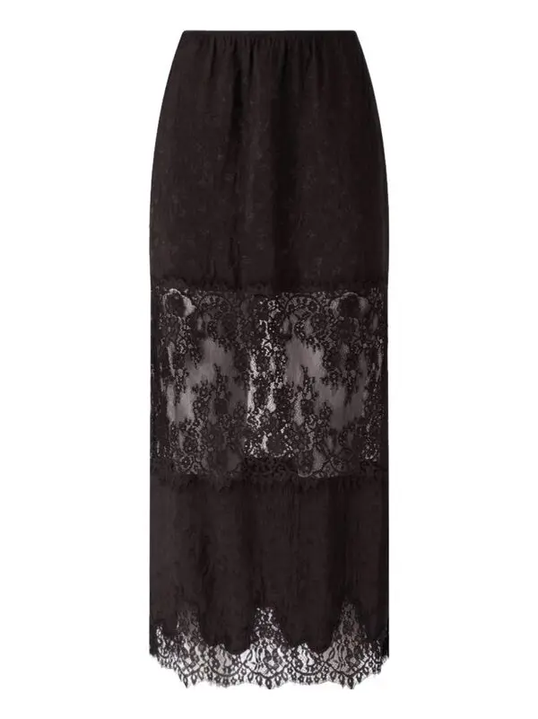 Pinko Lace Pencil Skirt - No