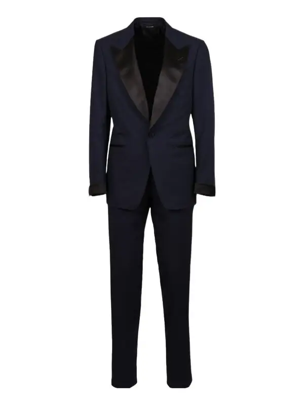 TOM FORD Satin-trim Tuxedo Suit - Black