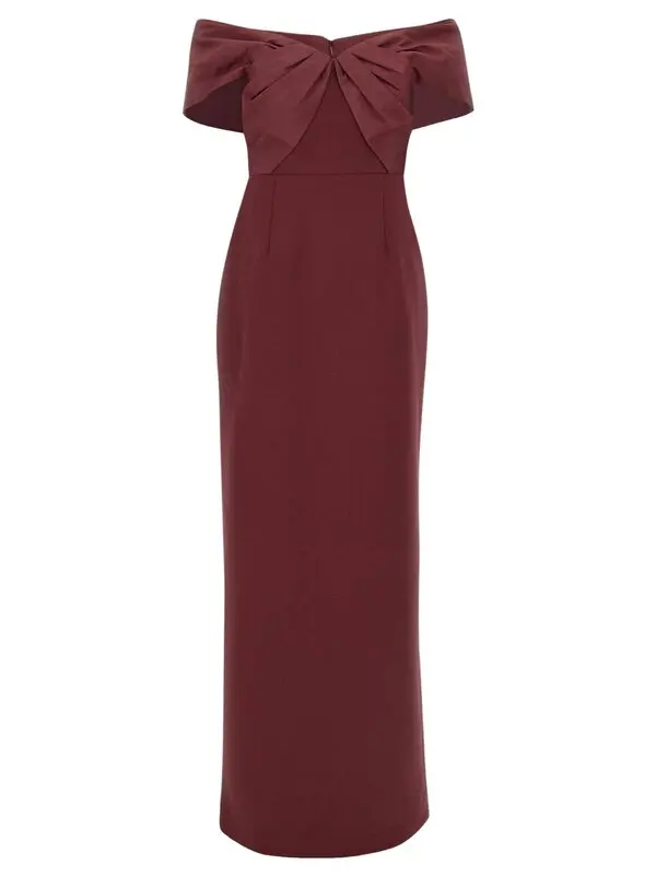 Rebecca Vallance Cava Off-shoulder Maxi Dress - Red