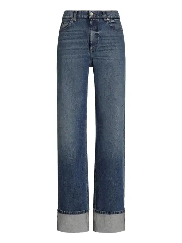 Dolce & Gabbana Turn-up Hem Jeans - No