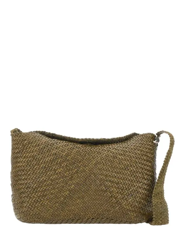 Dragon Diffusion Santa Marta Woven Shoulder Bag - Green