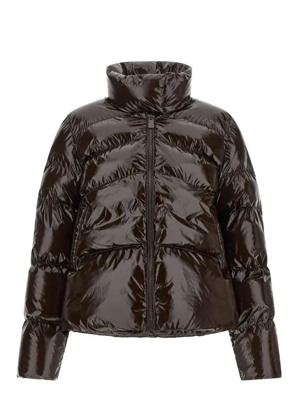Pinko Love Birds Down Jacket - Brown
