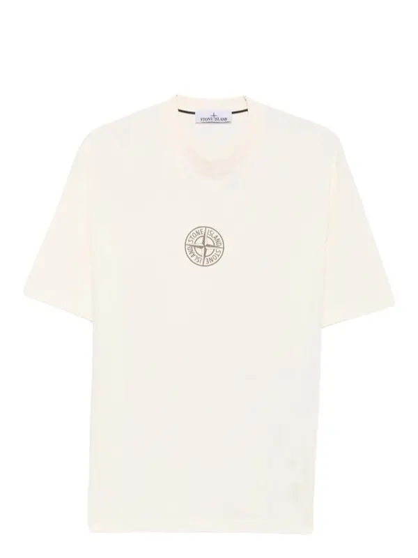 Stone Island Short-sleeved T-shirt - Ivory