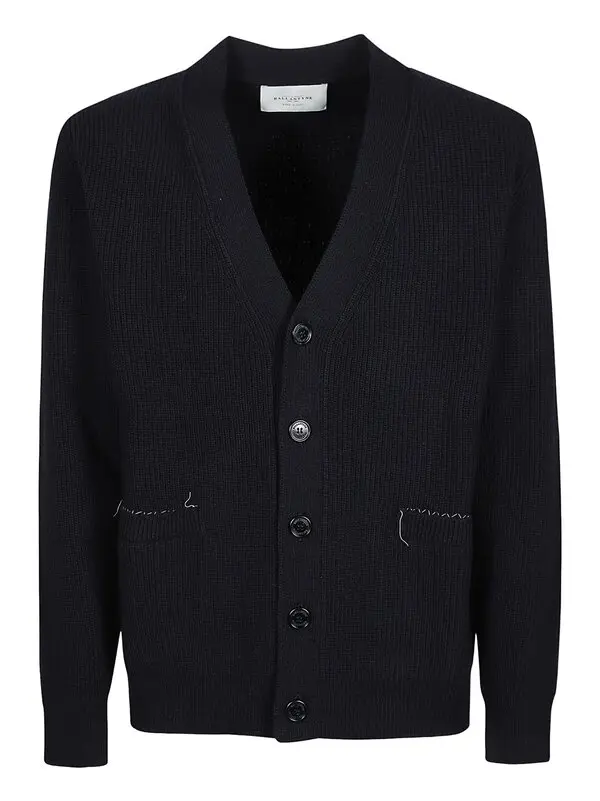BALLANTYNE Button-up Knitwear - Navy