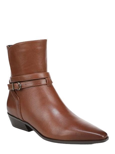 Naturalizer Boden Buckled Ankle Boot - Caramel Leather