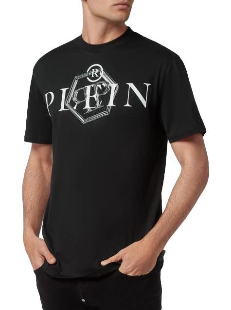 Philipp Plein T-shirt Round Neck Ss Tm - Black/white