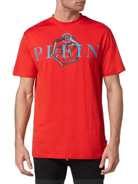 Philipp Plein T-shirt Round Neck Ss Tm - Red