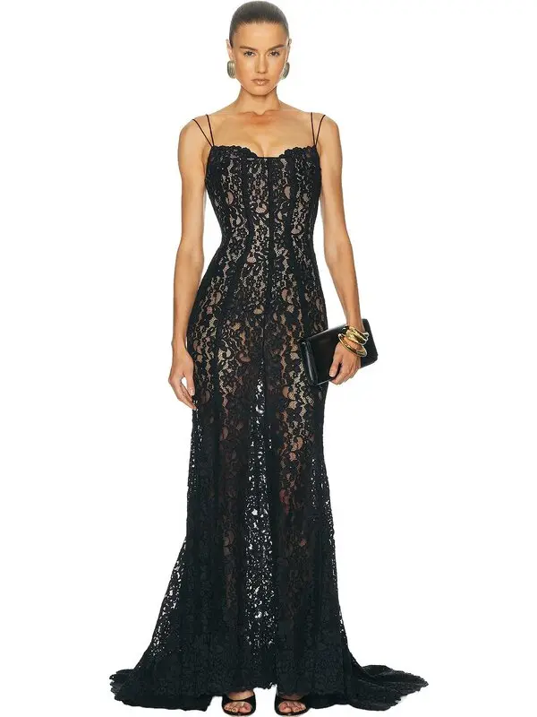 Cult Gaia Saylor Gown - Black