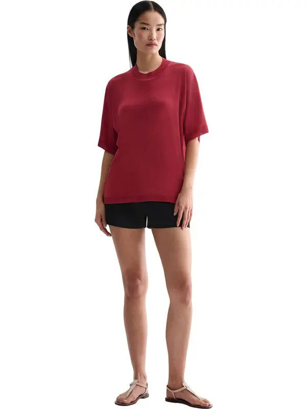 Veronica De Piante Carys Knit Top - Red