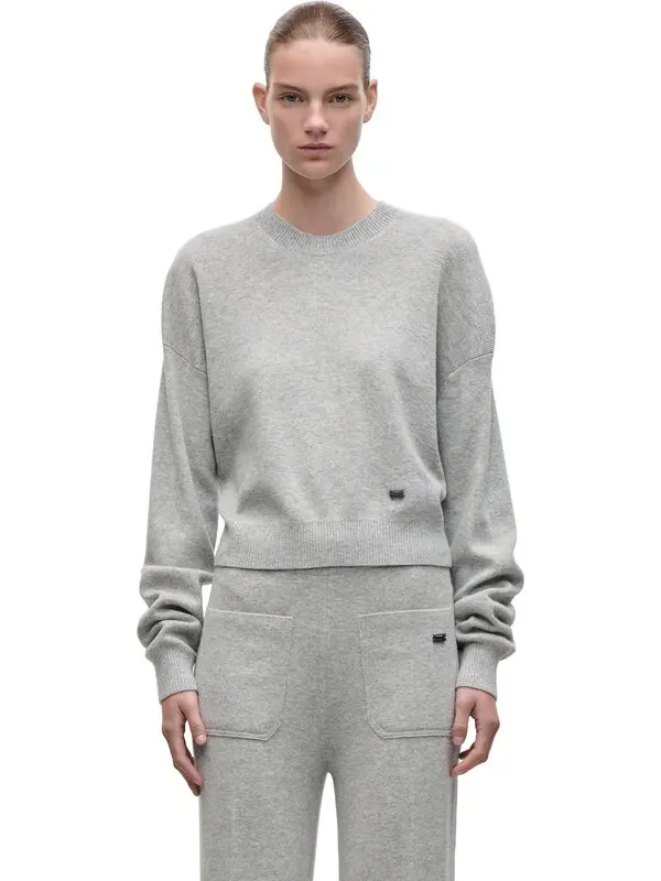 Victoria Beckham Luna Jumper - Light Grey