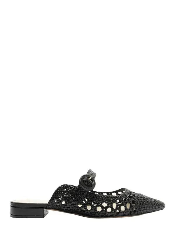 ALEXANDRE BIRMAN Dallas Woven Mule - Black