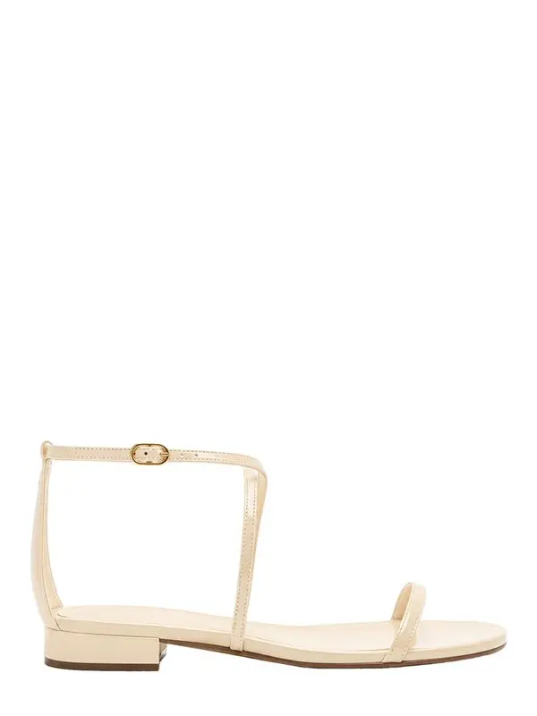ALEXANDRE BIRMAN Cynthia Flat Sandals - Eggshell