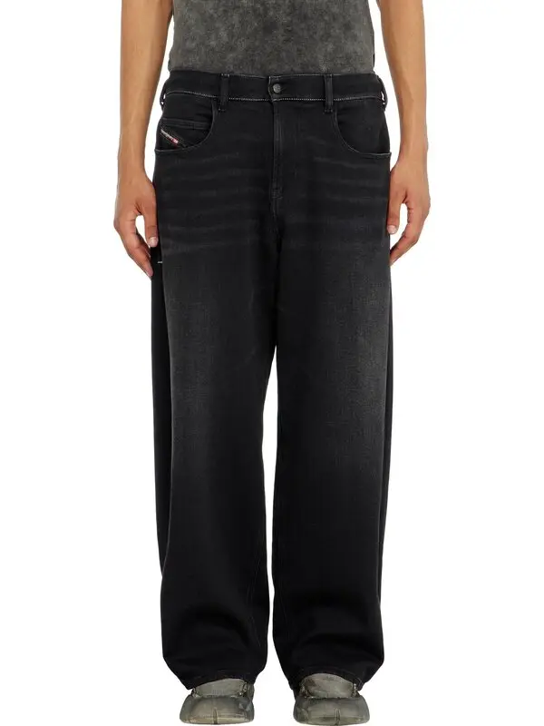DIESEL® Relaxed Fit Joggjeans - Black
