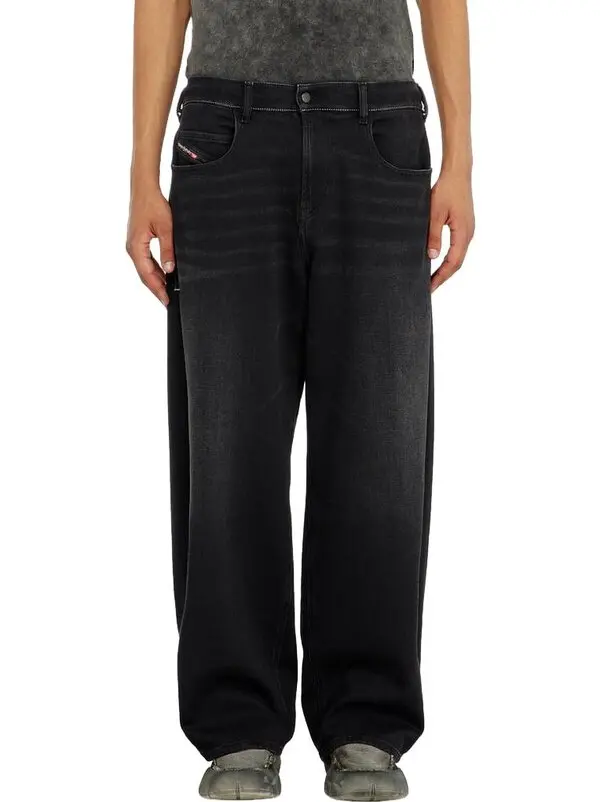 DIESEL® Relaxed Fit Joggjeans - Black