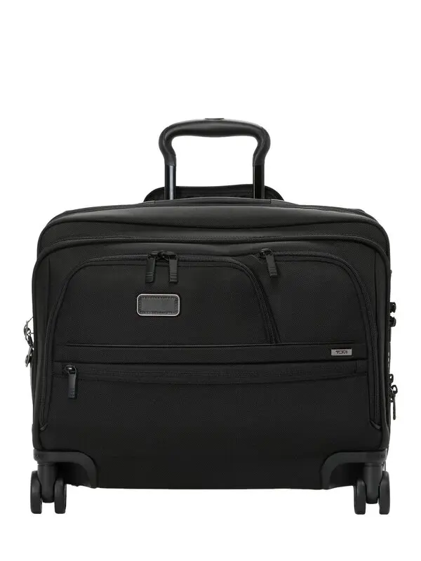 Tumi Alpha Deluxe Expandable Wheeled Laptop Briefcase - Black