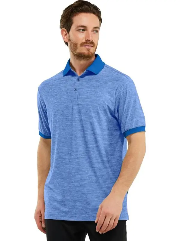 MIO MARINO Designer Golf Polo Shirt - Cool Blue