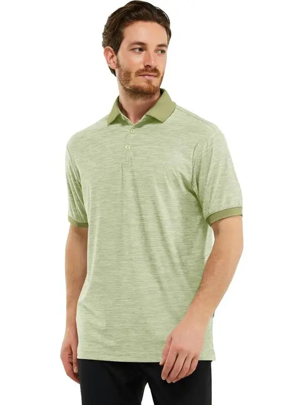 MIO MARINO Designer Golf Polo Shirt - Olive