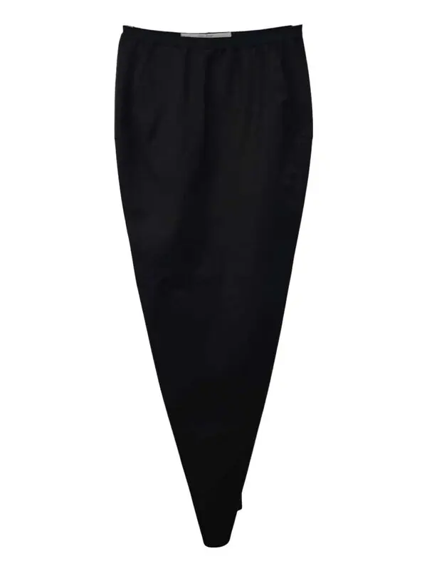 Rick Owens Soft Pillar Long Skirt - Black