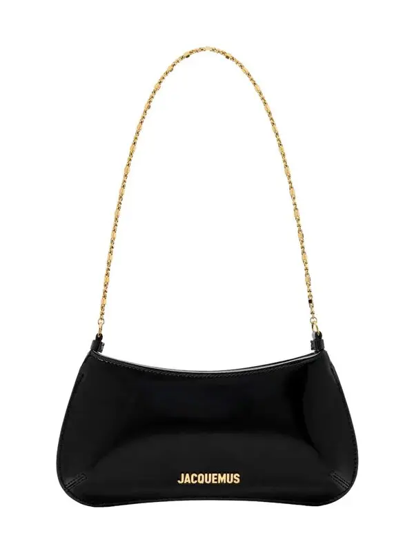 Jacquemus Chain Shoulder Bag - Black