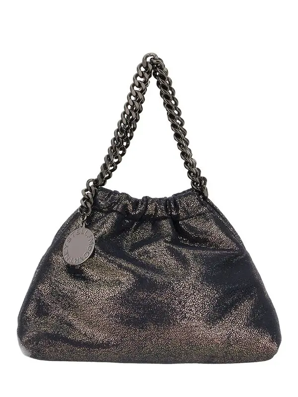 Stella McCartney Metallic Drawstring Bag With Chain Strap - Multicolor