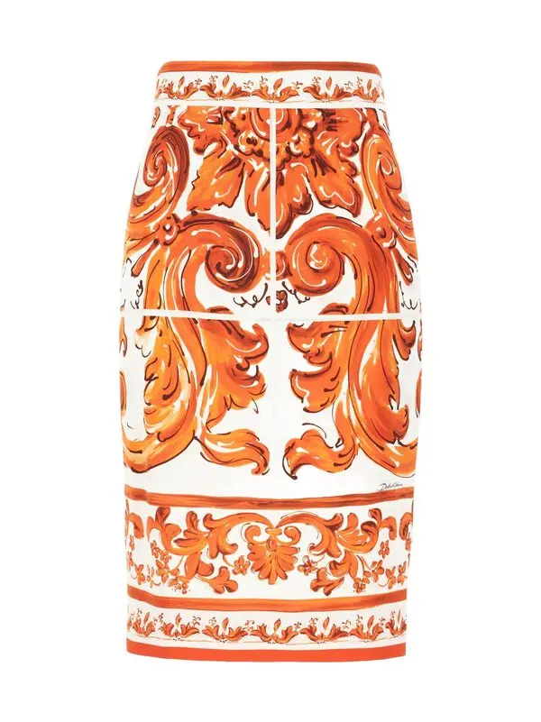 Dolce & Gabbana Printed Skirt - Multicolor