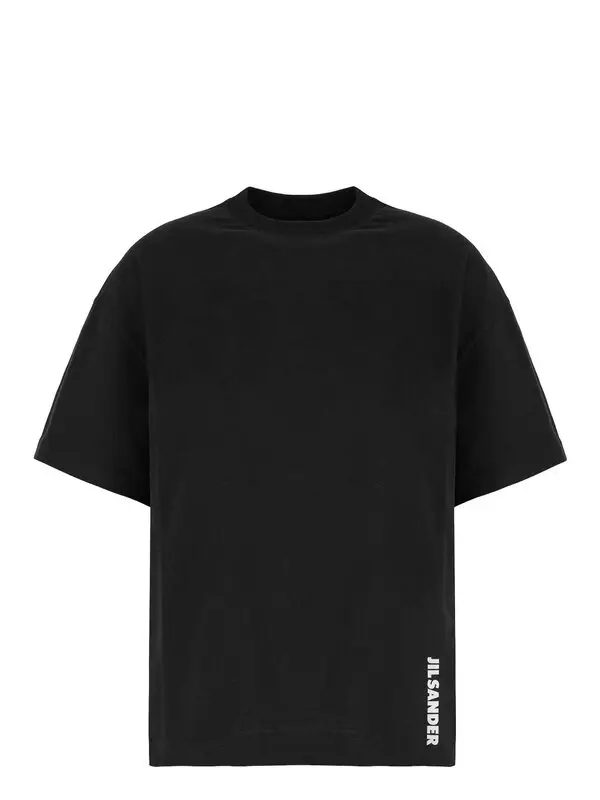 JIL SANDER T-shirt With Logo Detail - Multicolor