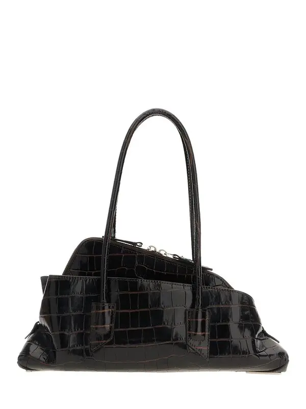 Attico Croc Effect Shopper Bag - Multicolor