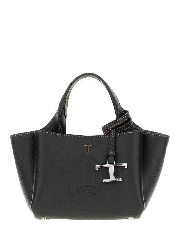 TOD'S Leather Top Handle Bag - Multicolor