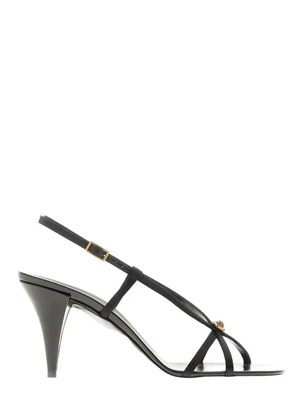 Versace Strappy High Heel Sandals - Multicolor