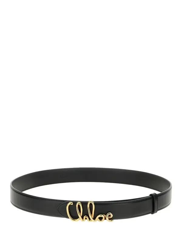Chloé Logo Belt - Multicolor
