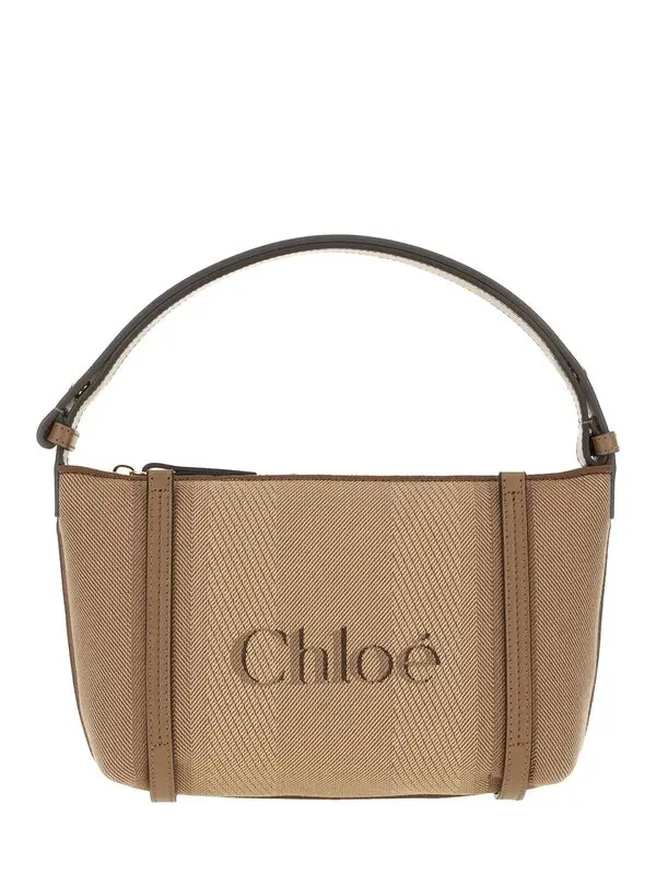 Chloé Shopper Bag With Logo - Multicolor