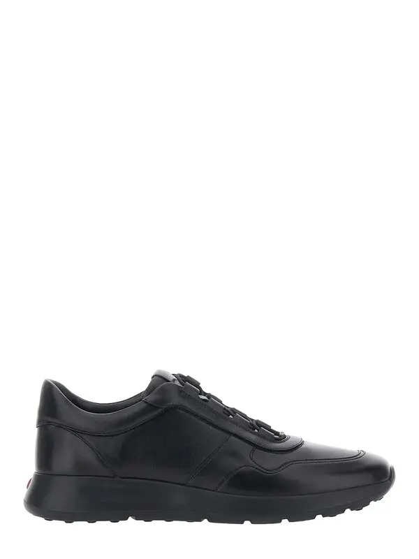 TOD'S Leather Low Top Sneakers With Red Dot Detail - Multicolor
