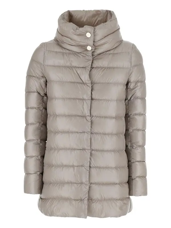 Herno Amelia A Line Down Jacket - Gray