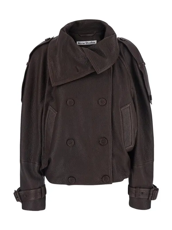 Acne Studios Leather Jacket - Multicolor