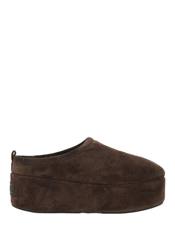 Balenciaga Alaska Platform Slide Suede - Multicolor