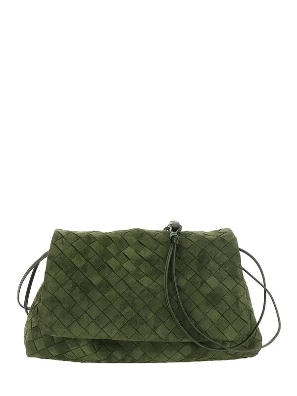 Bottega Veneta Giorno Intrecciato 15 Glove Suede - Multicolor