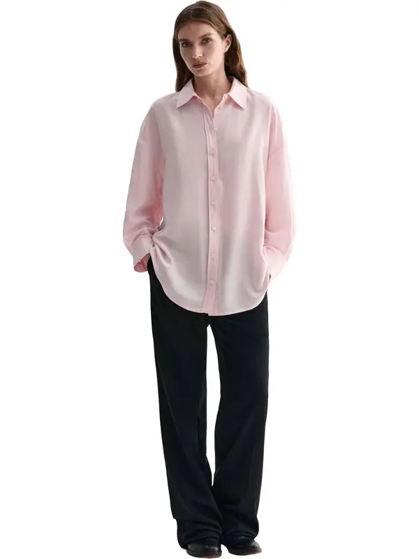 Veronica De Piante Maren Silk Shirt - Pink