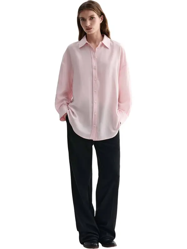Veronica De Piante Maren Silk Shirt - Pink