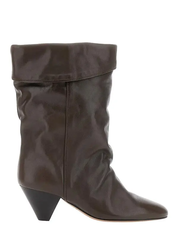 Isabel Marant Étoile Dalby Leather Ankle Boots - Multicolor