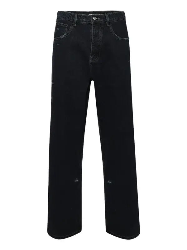 NAHMIAS Destroyed Denim Track Pant - Blue