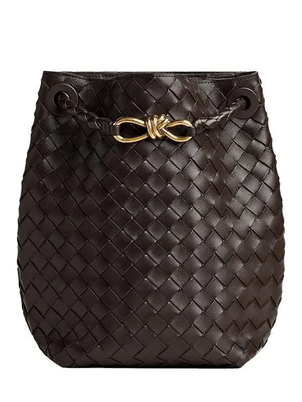 Bottega Veneta Small Andiamo Bucket Bag - Brown