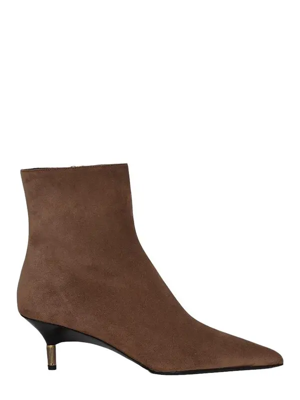 Khaite Bella Ankle Boot 55 - Beige