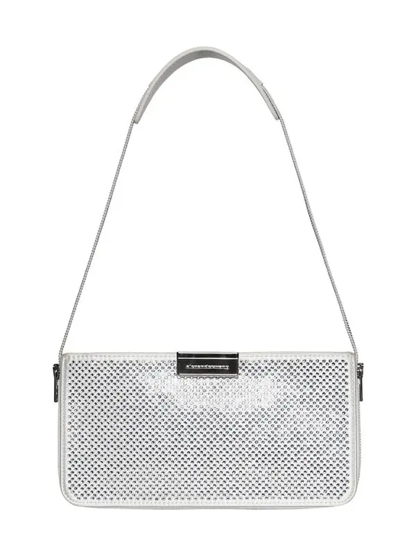 Alexander Wang Siren Crystal Mini Bag - White