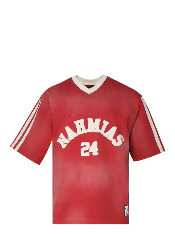 NAHMIAS Campus Heavy Weight Jersey Burgundy - Red
