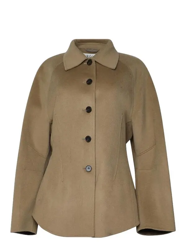 RÓHE Double Faced Sculptural Jacket - Camel