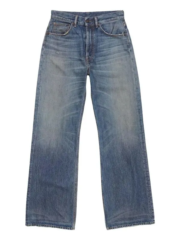 Acne Studios 2021m Regular Fit Jeans Mid - Blue