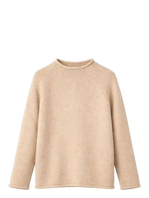 Bottega Veneta Cashmere Melange Sweater - Beige