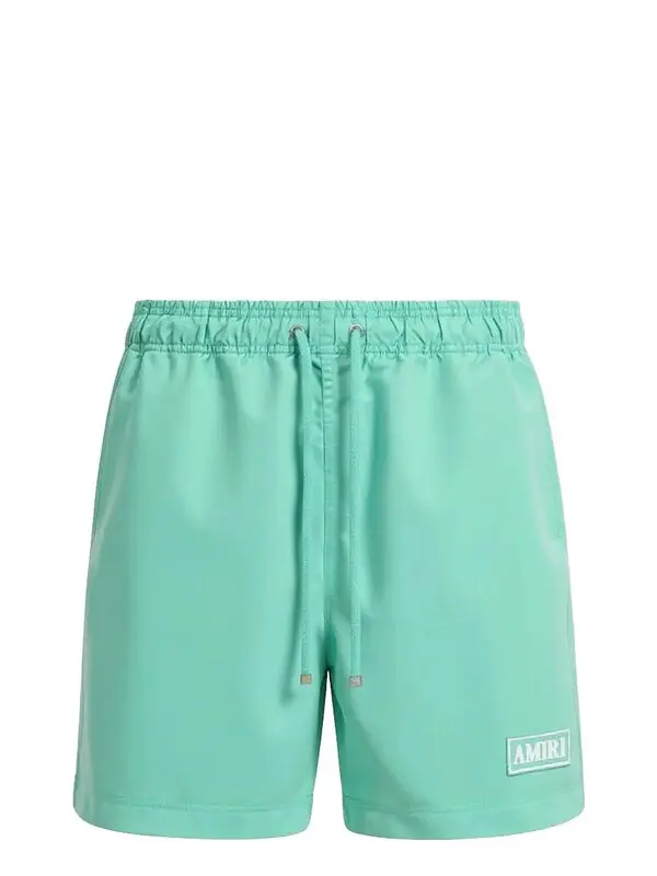 Amiri Patch Swim Shorts - Blue