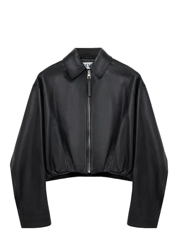 Loewe Leather Jacket - Black